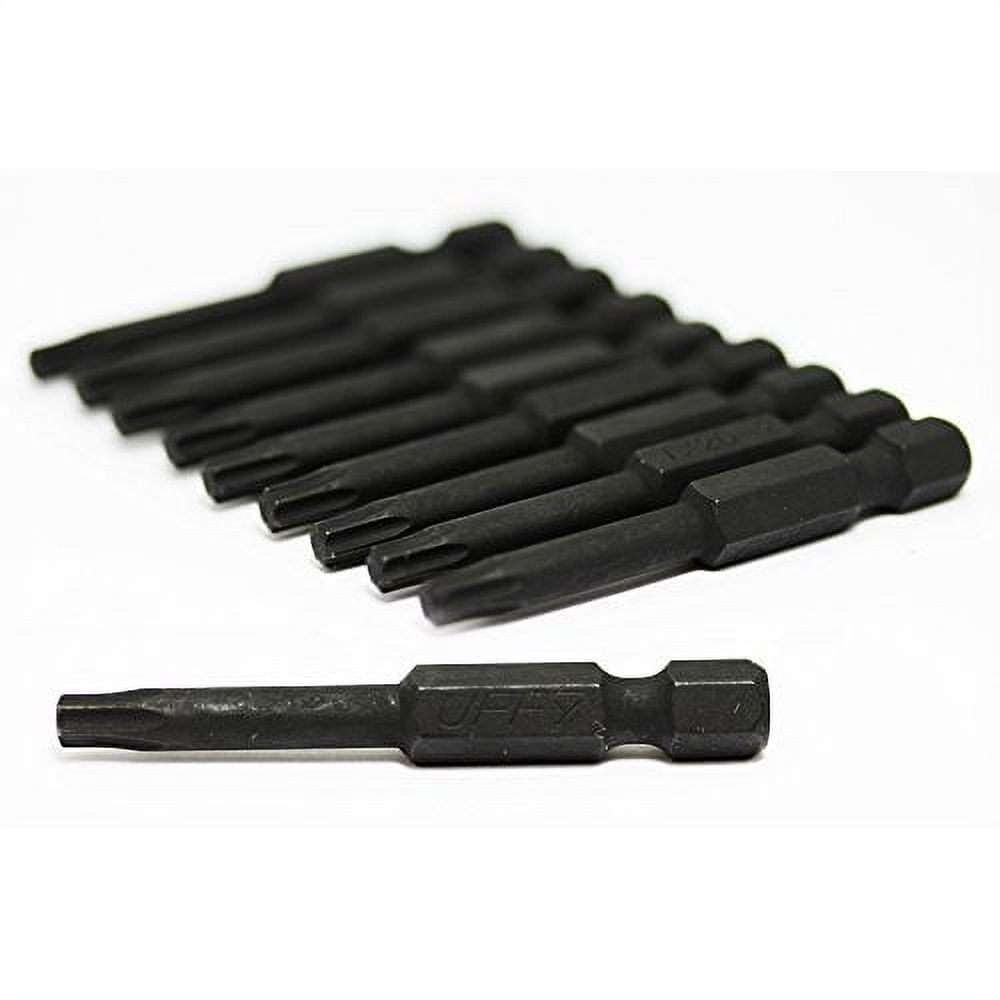 UFFY - 2" Torx 20 (T20) / Star Power Impact Bit 10 pack 1/4 Hex ...