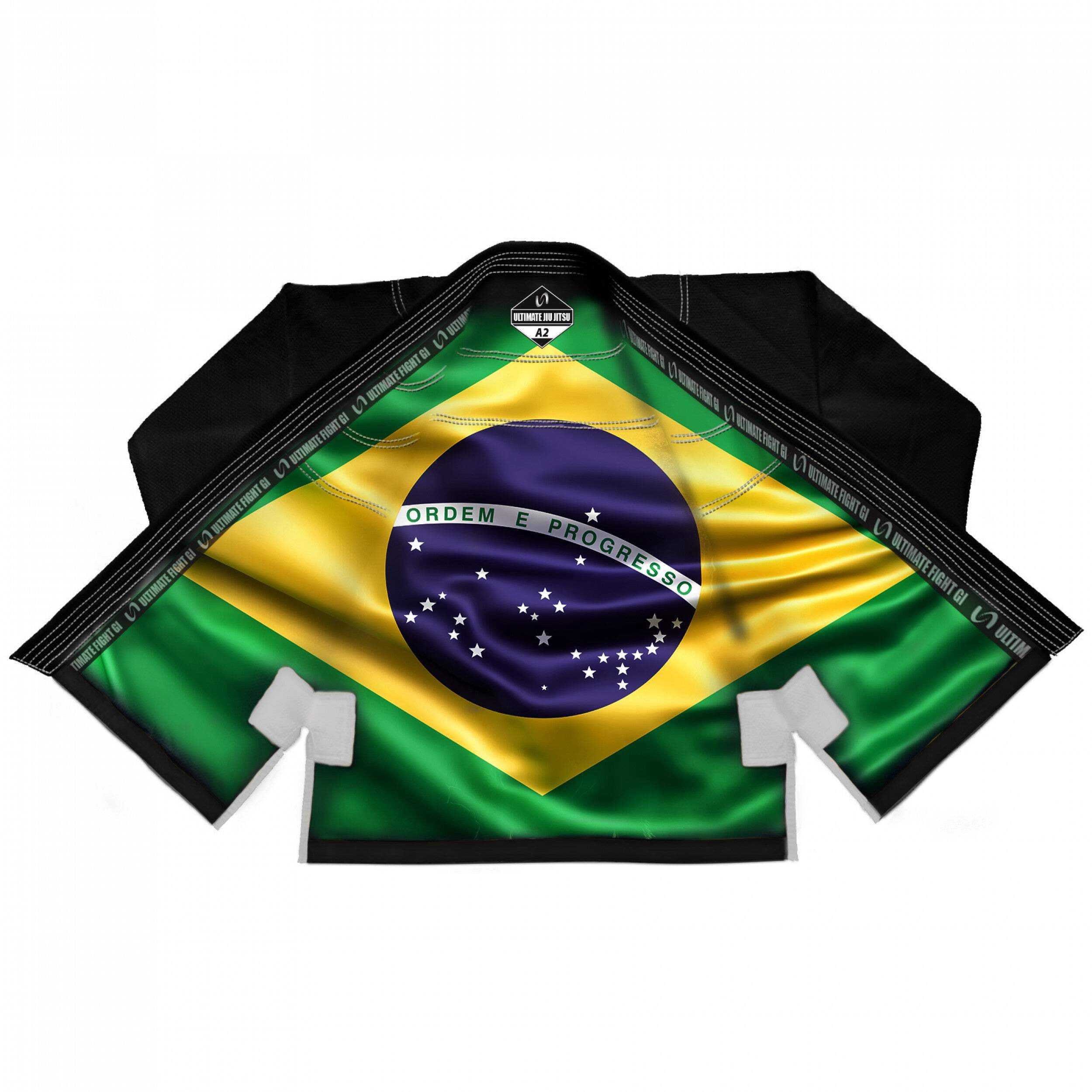 UFG - Brazilian Jiu Jitsu Gi - Inner Sublimation of Brazil Flag ...