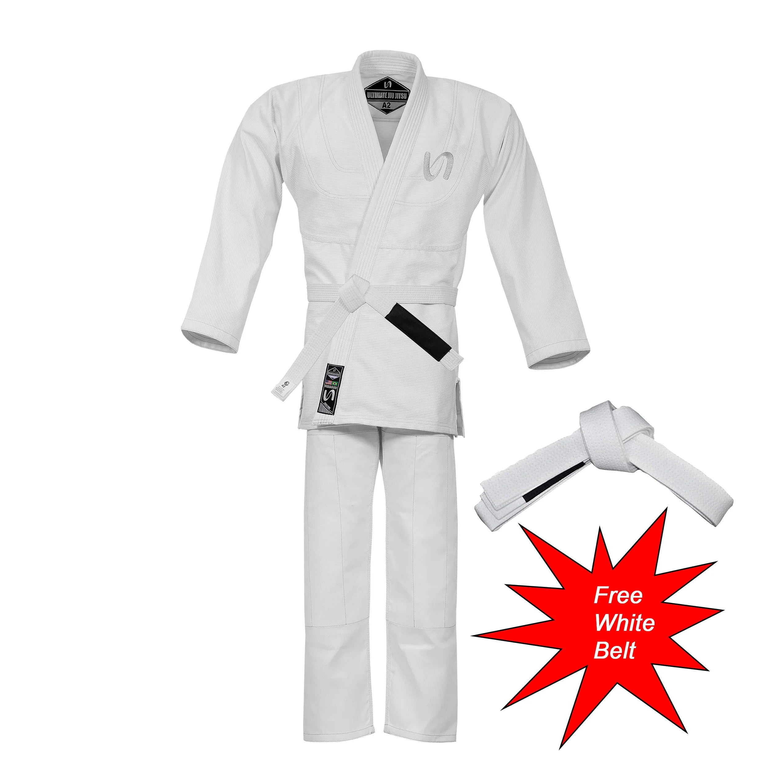UFG - Essential Brazilian Jiu-Jitsu Kimono BJJ Gi Uniform - Unisex Kids ...