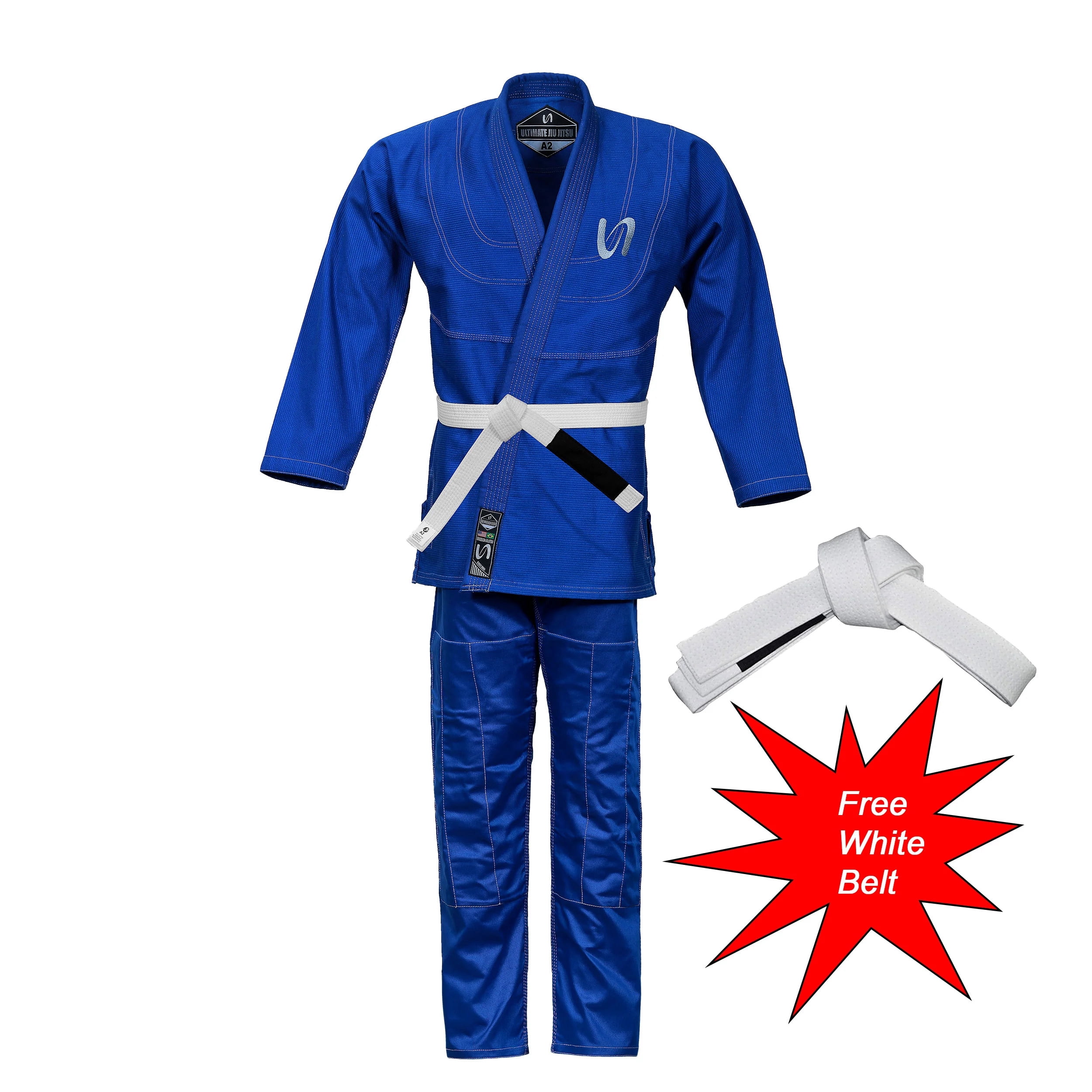 UFG - Essential Brazilian Jiu-Jitsu Kimono BJJ Gi Uniform - Unisex Kids ...