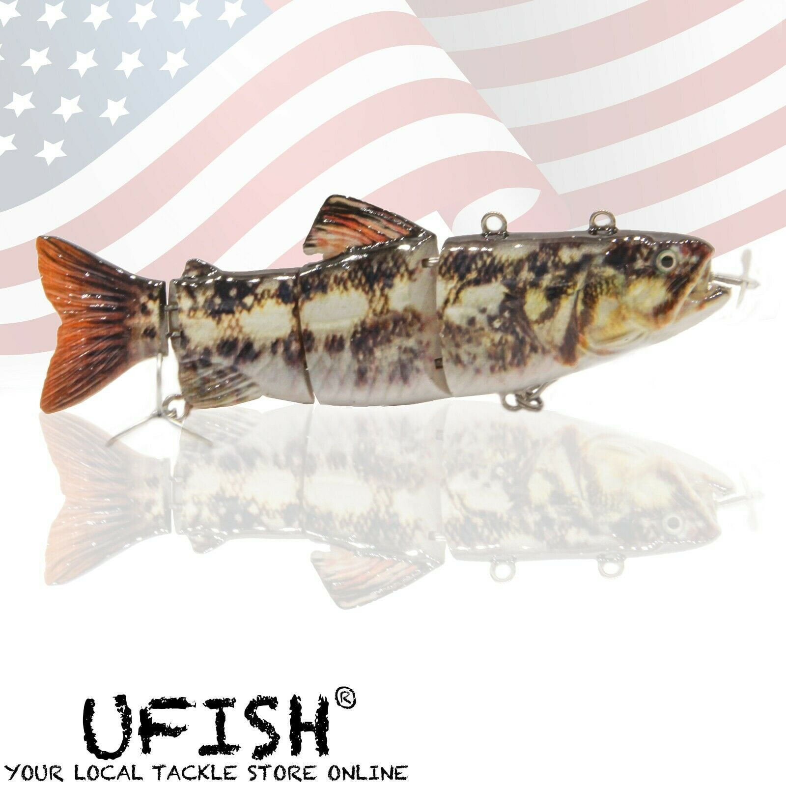 UFISH - Electric Fishing Lure for Bass Pike Musky Walleye - Walmart.com