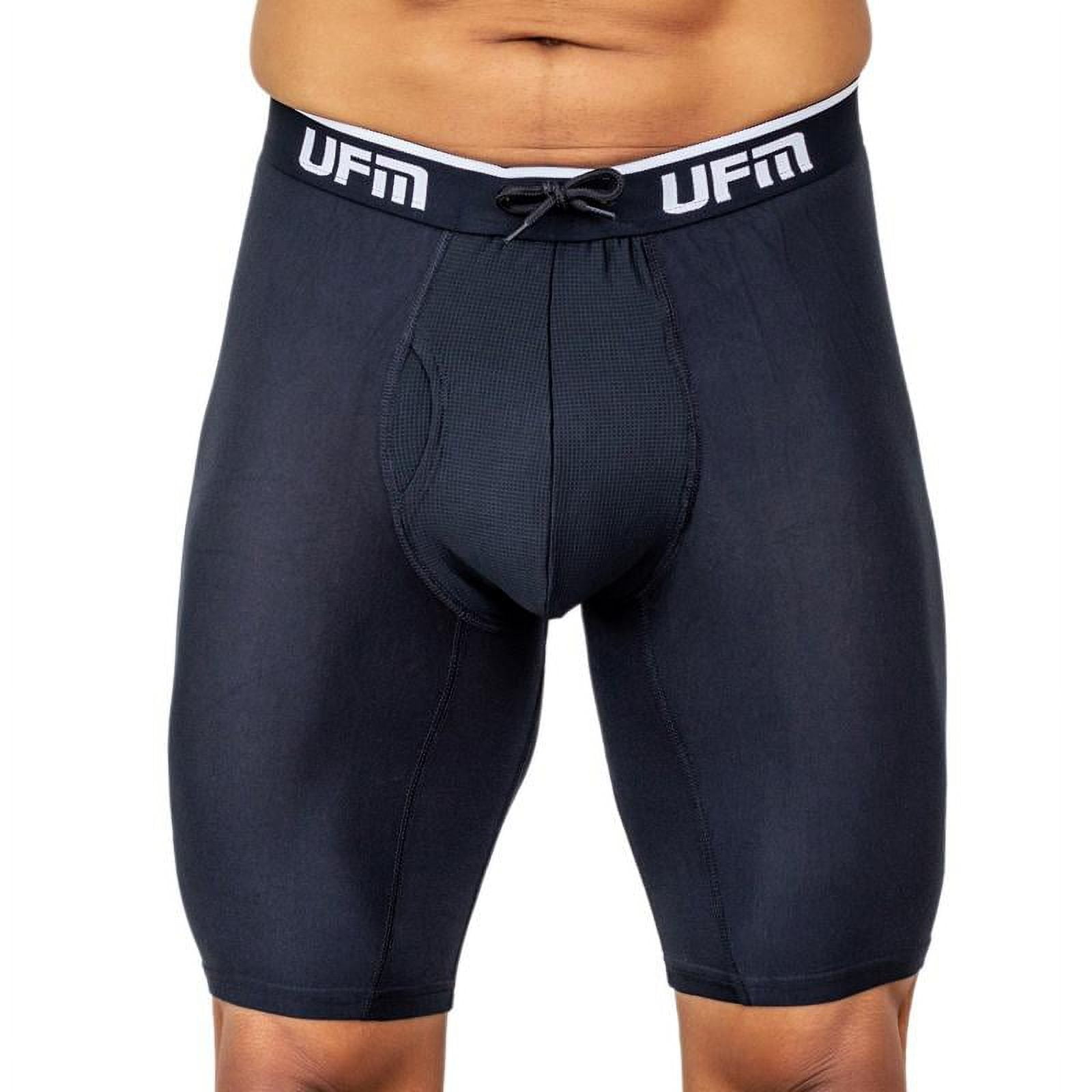 UFM Mens Underwear, 9 Inch Inseam Bamboo-Spandex Mens Boxer Briefs ...