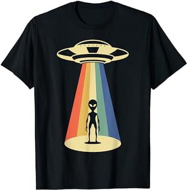 UFO Abduction - Alien Abduction Vintage Aliens Lover T-Shirt - Walmart.com
