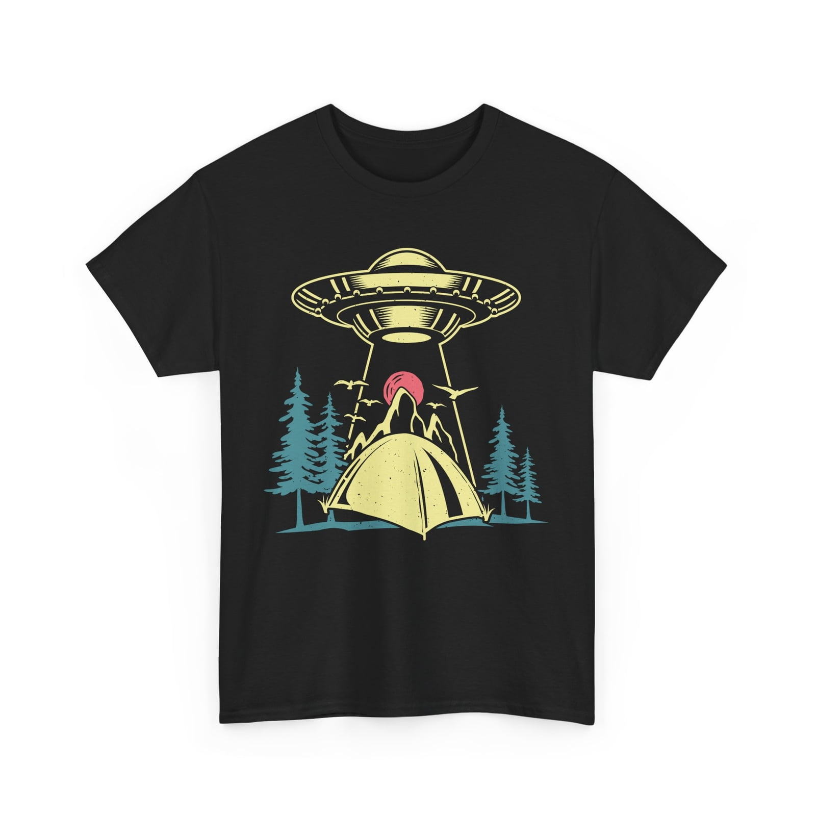 UFO Alien Graphic Tee | Space Sci-Fi T-Shirt | Men Women Teens ...