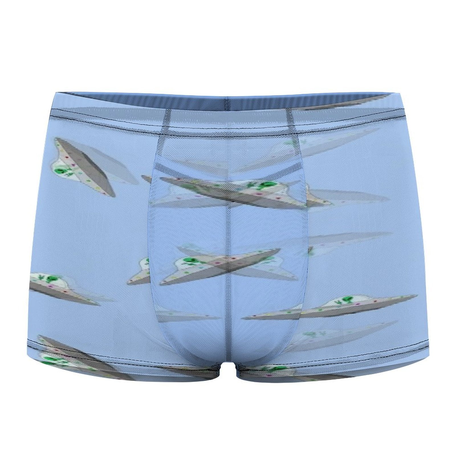 UFO Alien Men's Mesh Boxer Briefs Cooling Breathable Sports Underwear ...