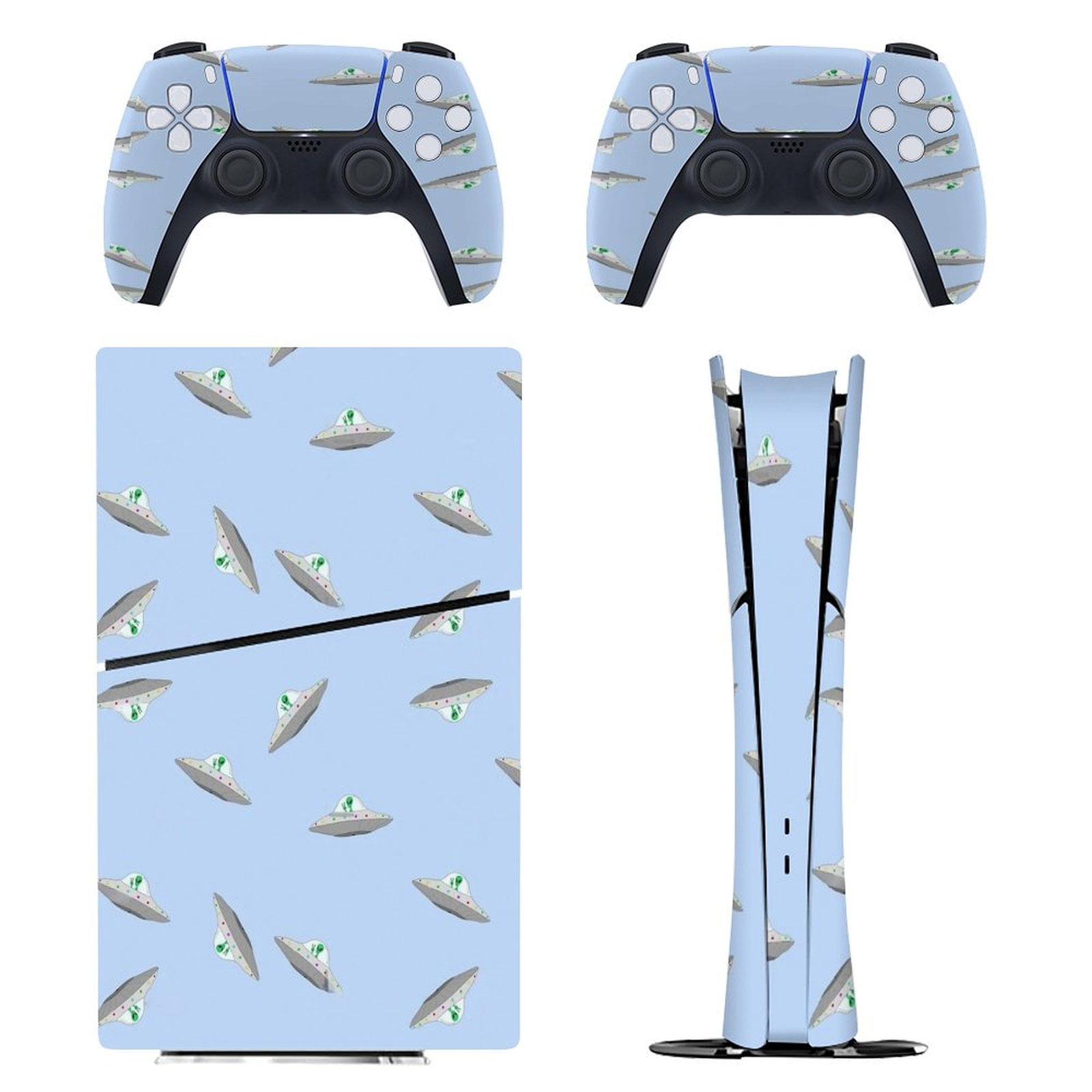 UFO Alien PS5/PS5 Pro/PS5 Slim Digital Disc Skin Sticker For Console ...