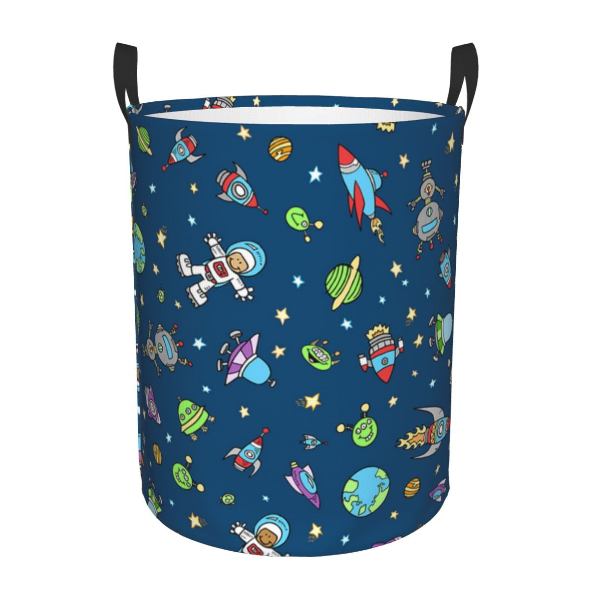 UFO Alien Space Astronaut Laundry Basket Foldable Large Capacity ...
