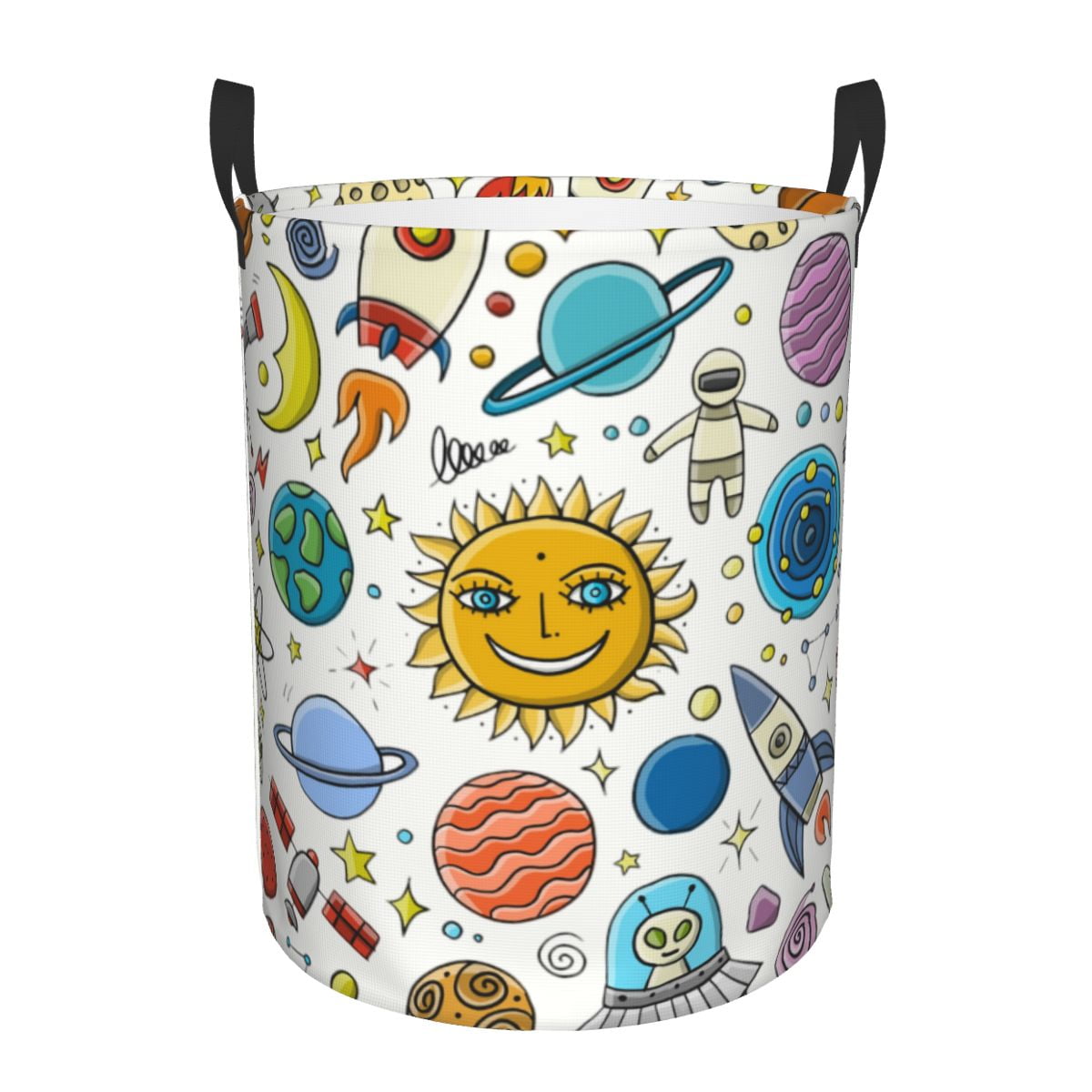 UFO Alien Space Astronaut Laundry Basket Foldable Large Capacity ...