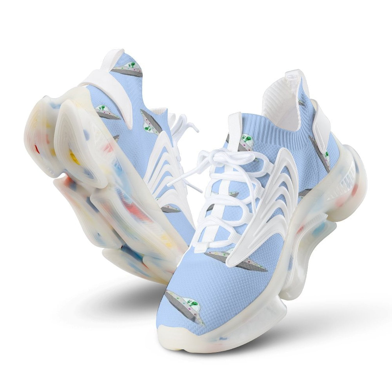 UFO Alien Walking Shoes for Men Woman Lightweight Tennis Fashion ...