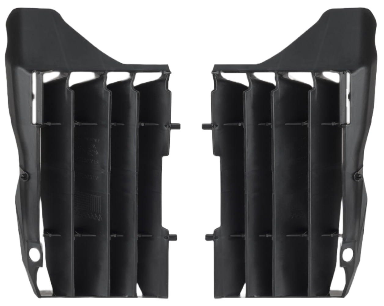 UFO Black Plastic Radiator Louvers (AC02453) - Walmart.com