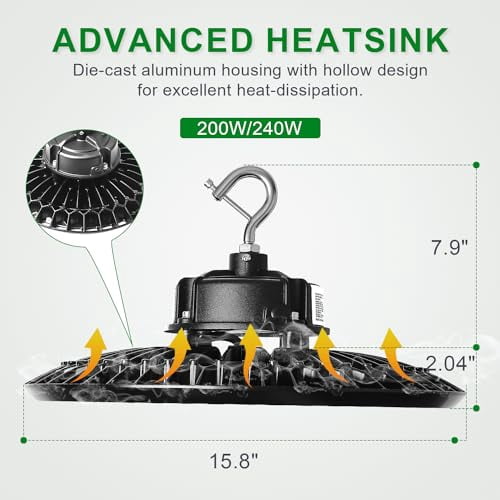 UFO Bracket for 200W LED High Bay UFO Light Industrial Warehouse ...