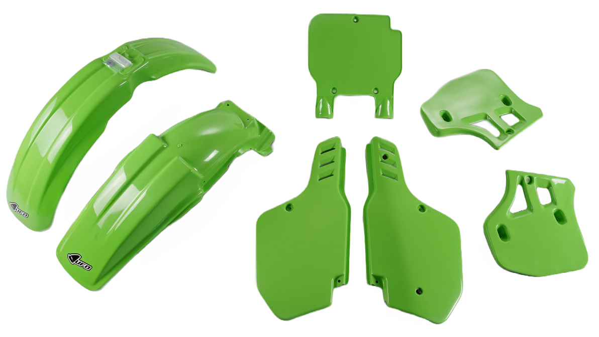 UFO Complete Green Plastic Body Kit for '89-92 Kawasaki KX500 (KAKIT189 ...