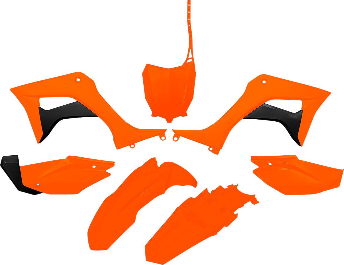 UFO Complete Neon Orange Plastic Body Kit (HOKIT124-FFLU) - Walmart.com