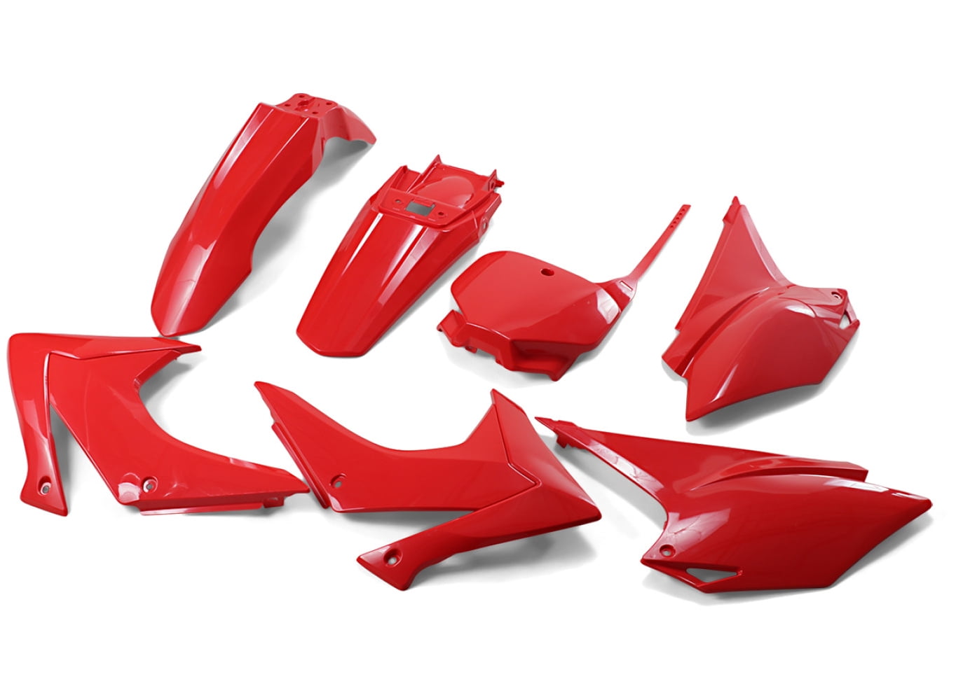 UFO Complete Red Plastic Body Kit for '15-21 Honda CRF230 (HOKIT118-070 ...