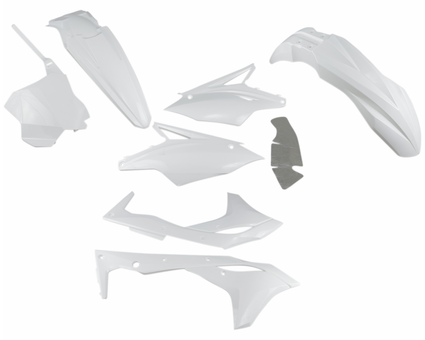 UFO Complete White Plastic Body Kit for '18-20 KX250F (KAKIT225-047 ...