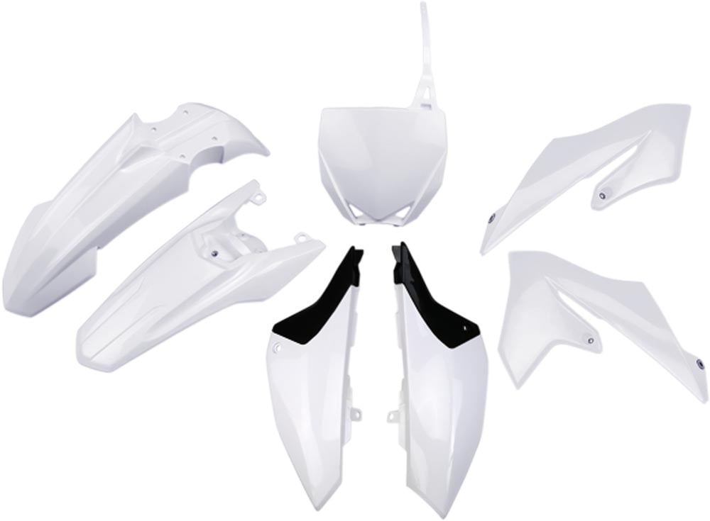 UFO Complete White Plastic Body Kit for 1987-1988 Yamaha YZ125 ...