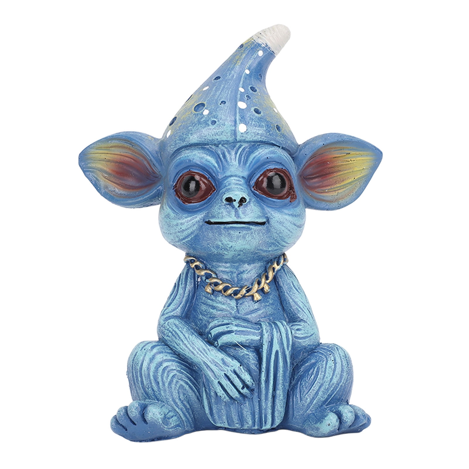 UFO Extraterrestrial Garden Alien Statues Figurine Resin Alien ...