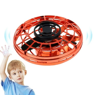 Mini Flying Toy Quadcopter Drone - UFO Saucer with LED Lights, 360 ...