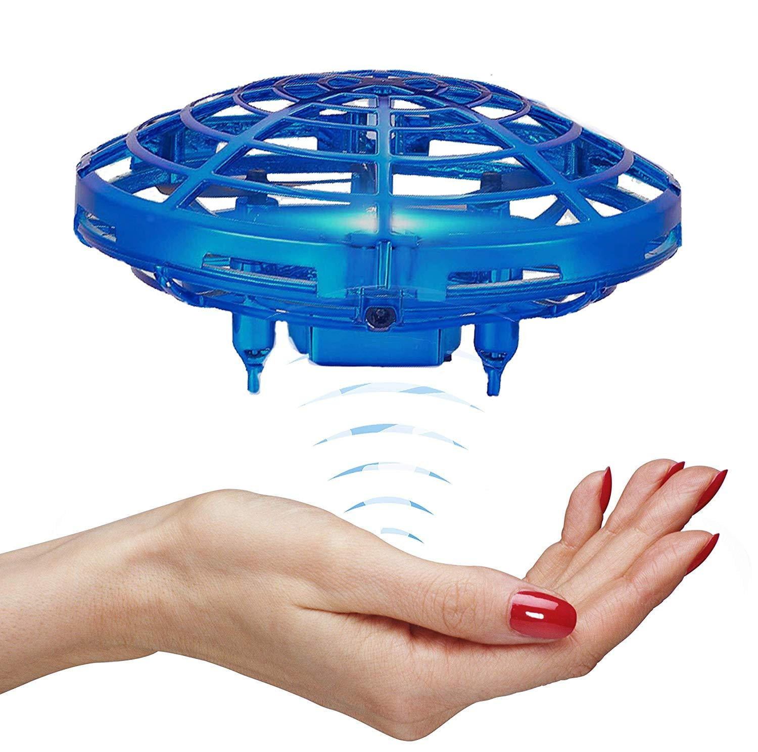 Supersale UFO Flying Ball Toys, LED Drone Smart Quadcopter with ...