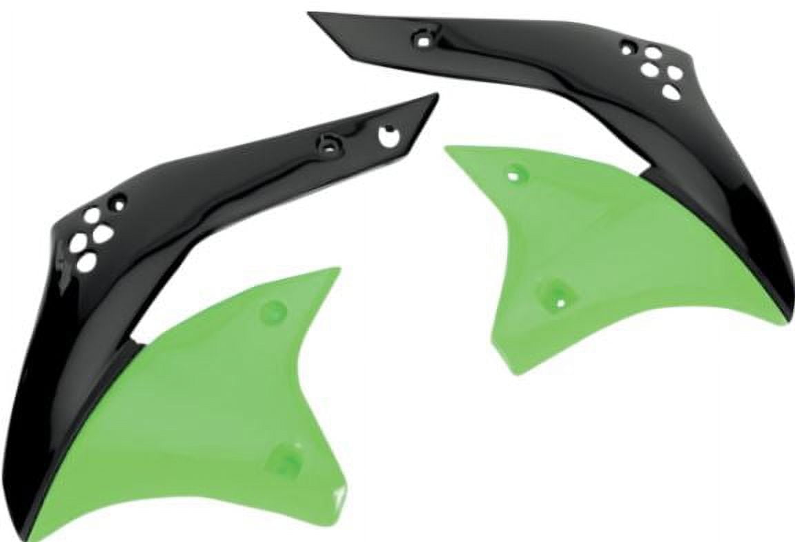 UFO Green/Black Plastic Radiator Shrouds/Covers (KA03767-026) - Walmart.com