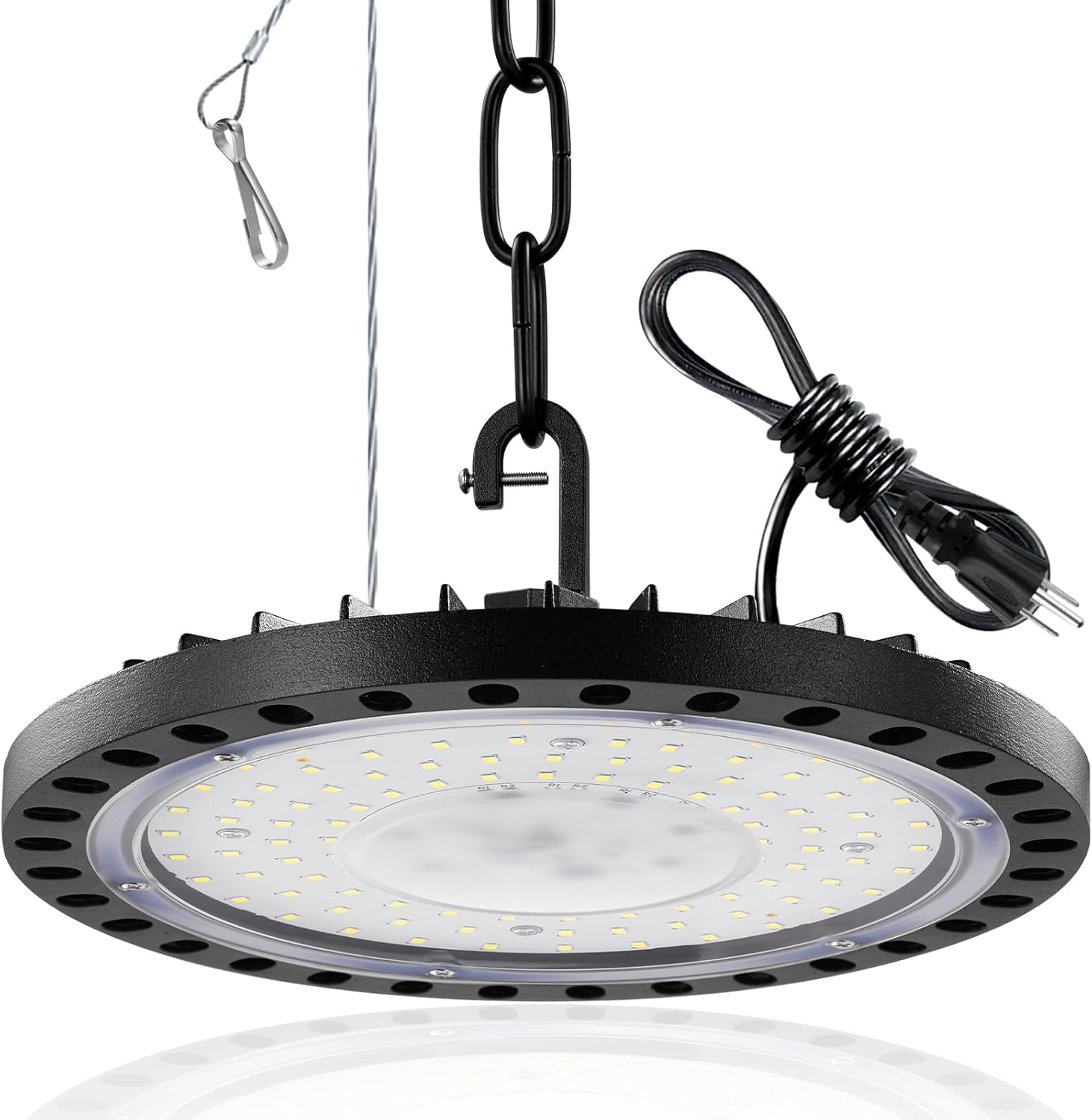 UFO LED High Bay Light 100W 5000K 13000LM UFO LED High Bay Lights for ...