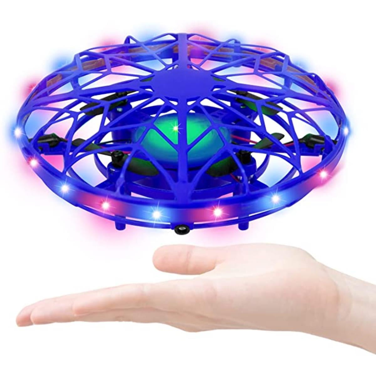 UFO Mini Drone, Remote Controlled Flying Drone, LED Lights, Infrared ...