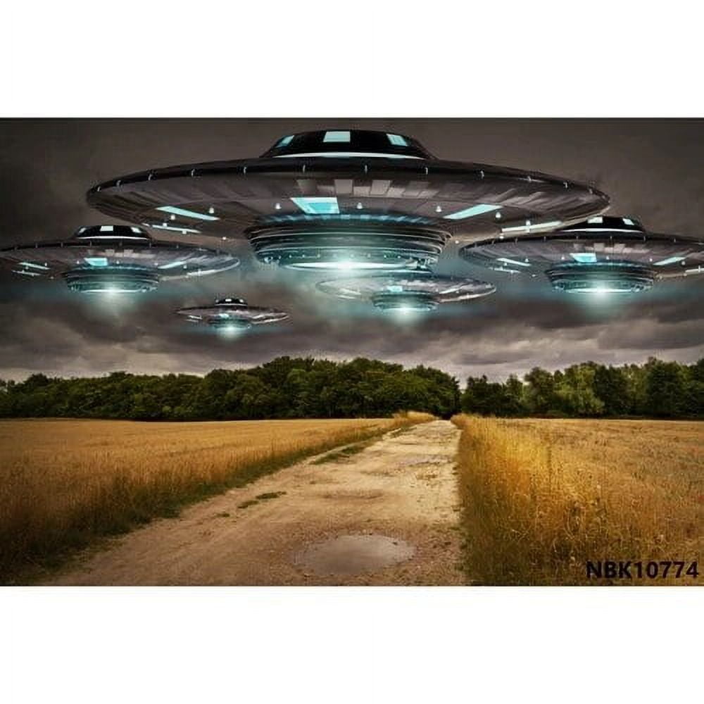 UFO Photography Backdrop Science Fiction Spaceship Planet Party ...