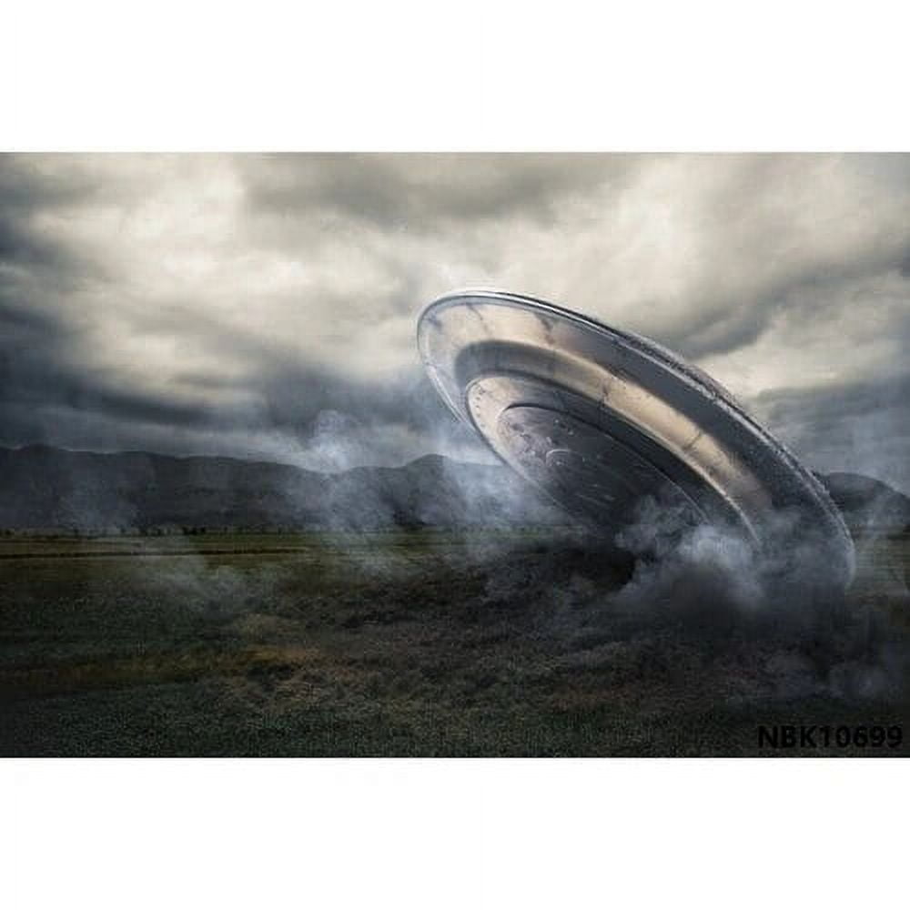 UFO Photography Backdrop Science Fiction Spaceship Planet Party ...
