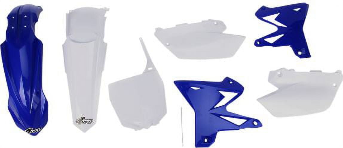UFO Restyle Blue Plastic Fender, Side Panel, & Shroud Body Kit ...