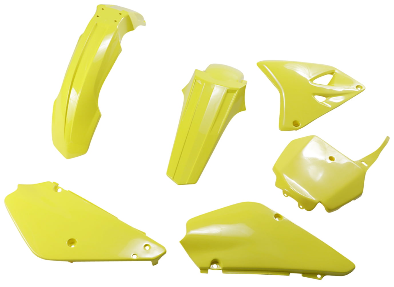 UFO Restyle Yellow Complete Body Plastics Kit for '00-23 RM85 ...