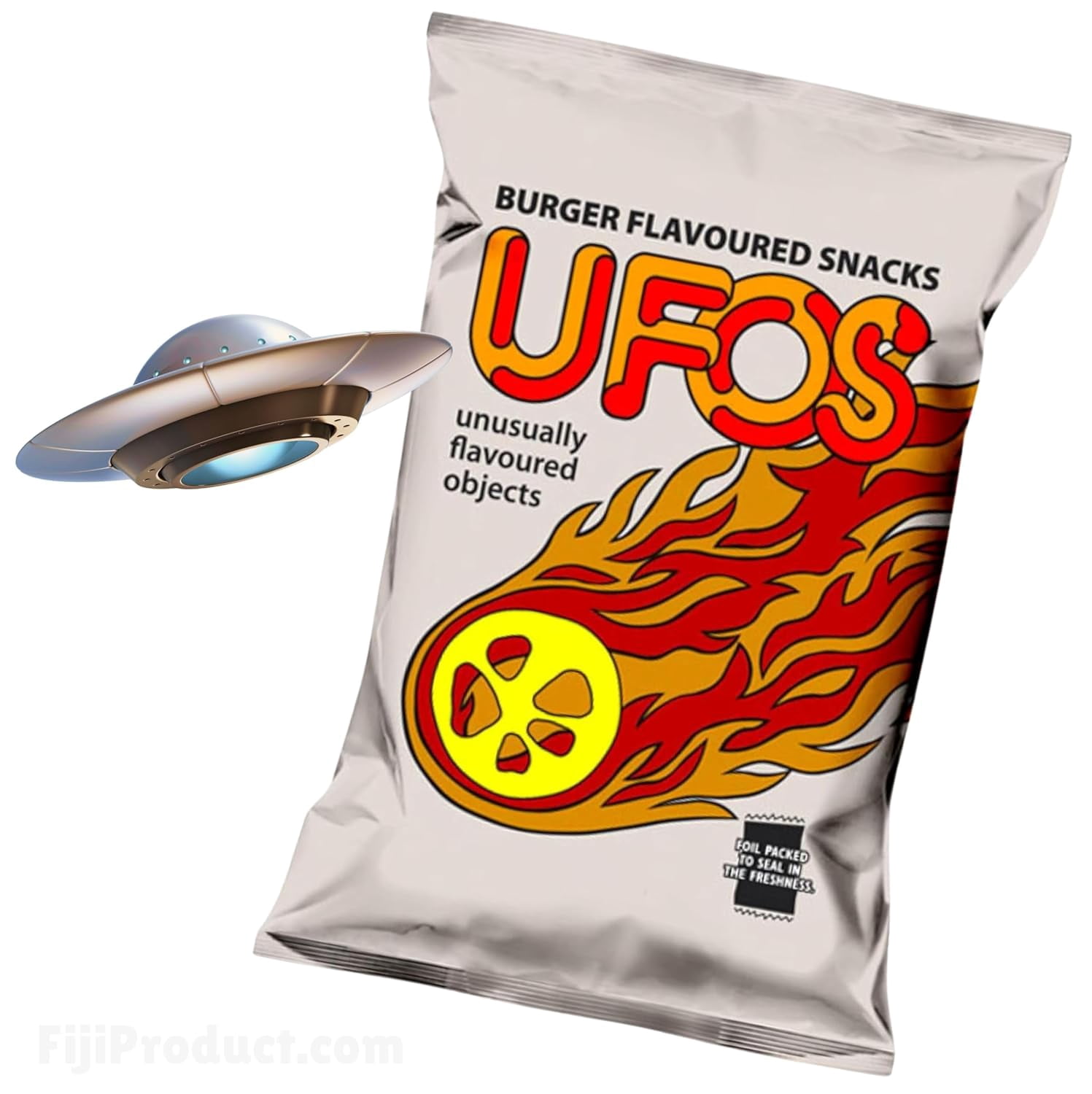 UFO'S Puffs Snack - 3x 100g UFO'S Burger Flavor (Value Pack Of 3 ...