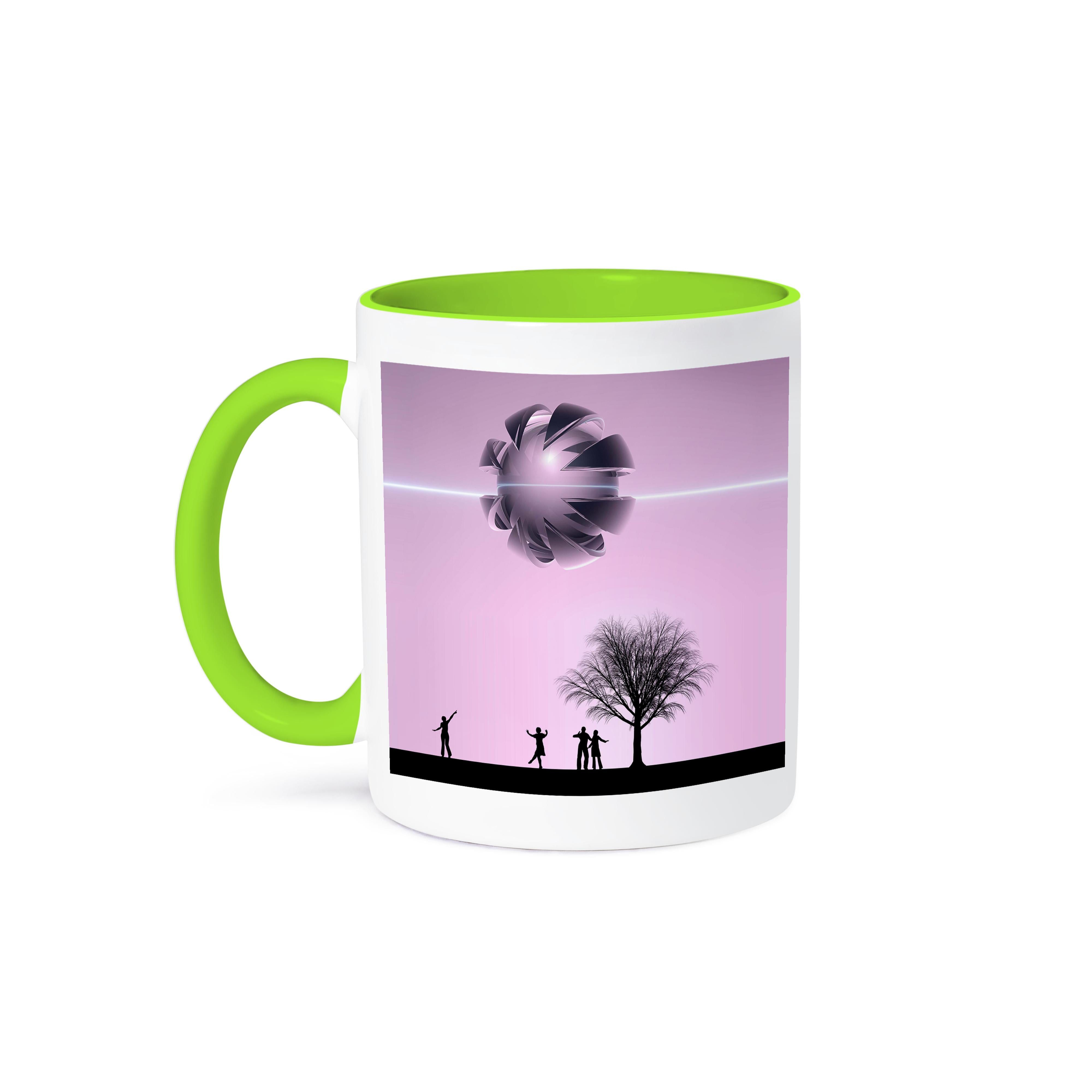 3dRose, UFO Sighting residents of Earth excite in their vision of an ...