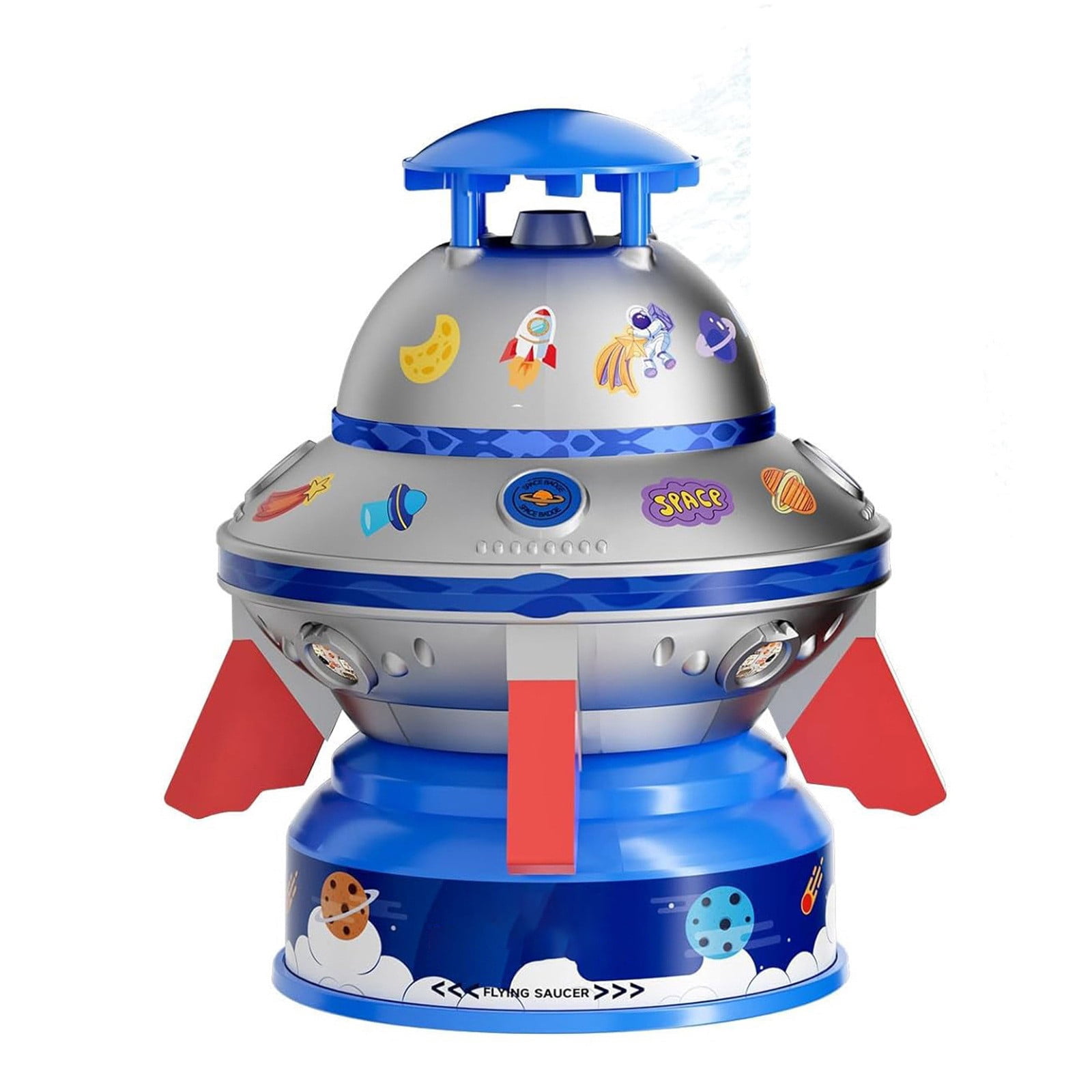 UFO Water Sprinkler For Kids – Outdoor Summer Water Toy With Lights ...