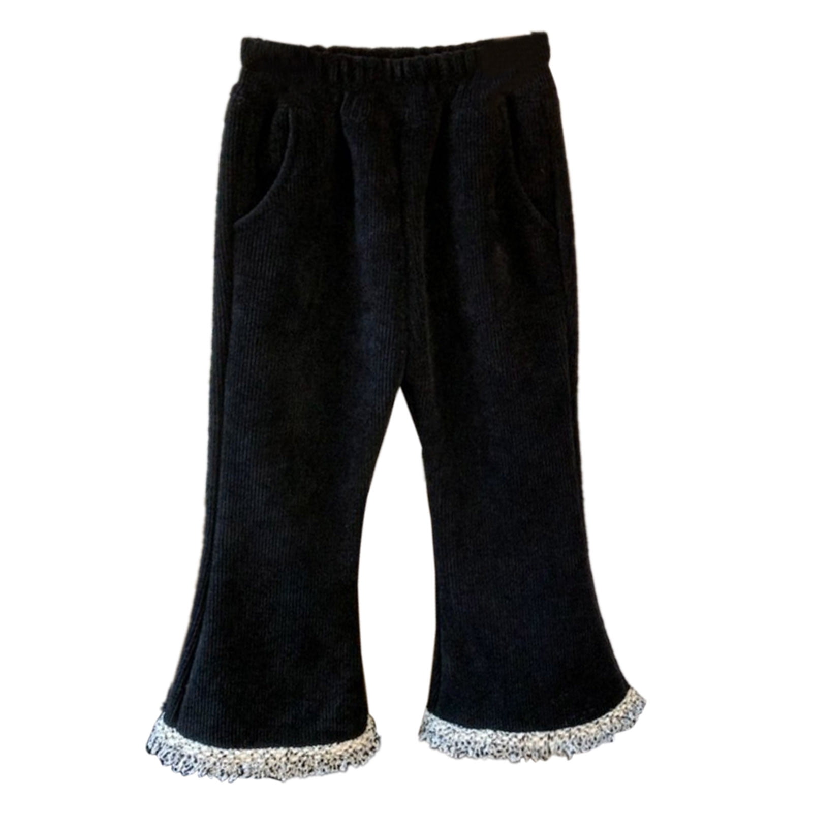 UFOUND Child Girls Lined Bottoms Winter Warmth Cozy Pants For Girls ...