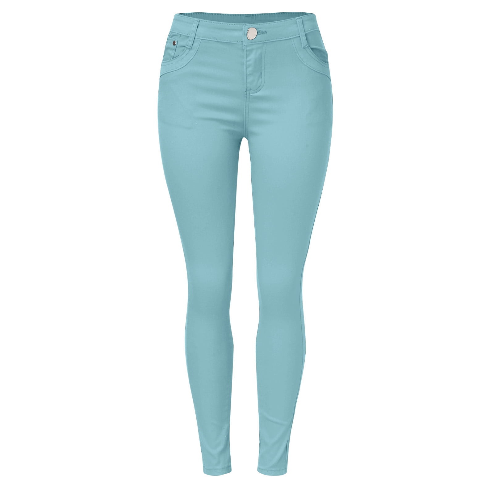 UFOUND Maternity Women High Rise Fashion Pants Classic Solid Color ...