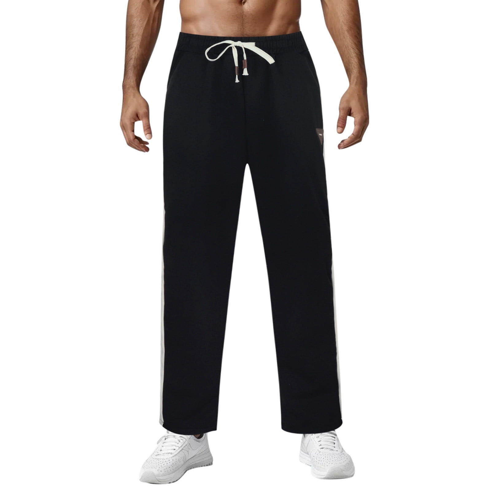 UFOUND Men Winter And Autumn Knee Lengthed Star Patch High Street ...