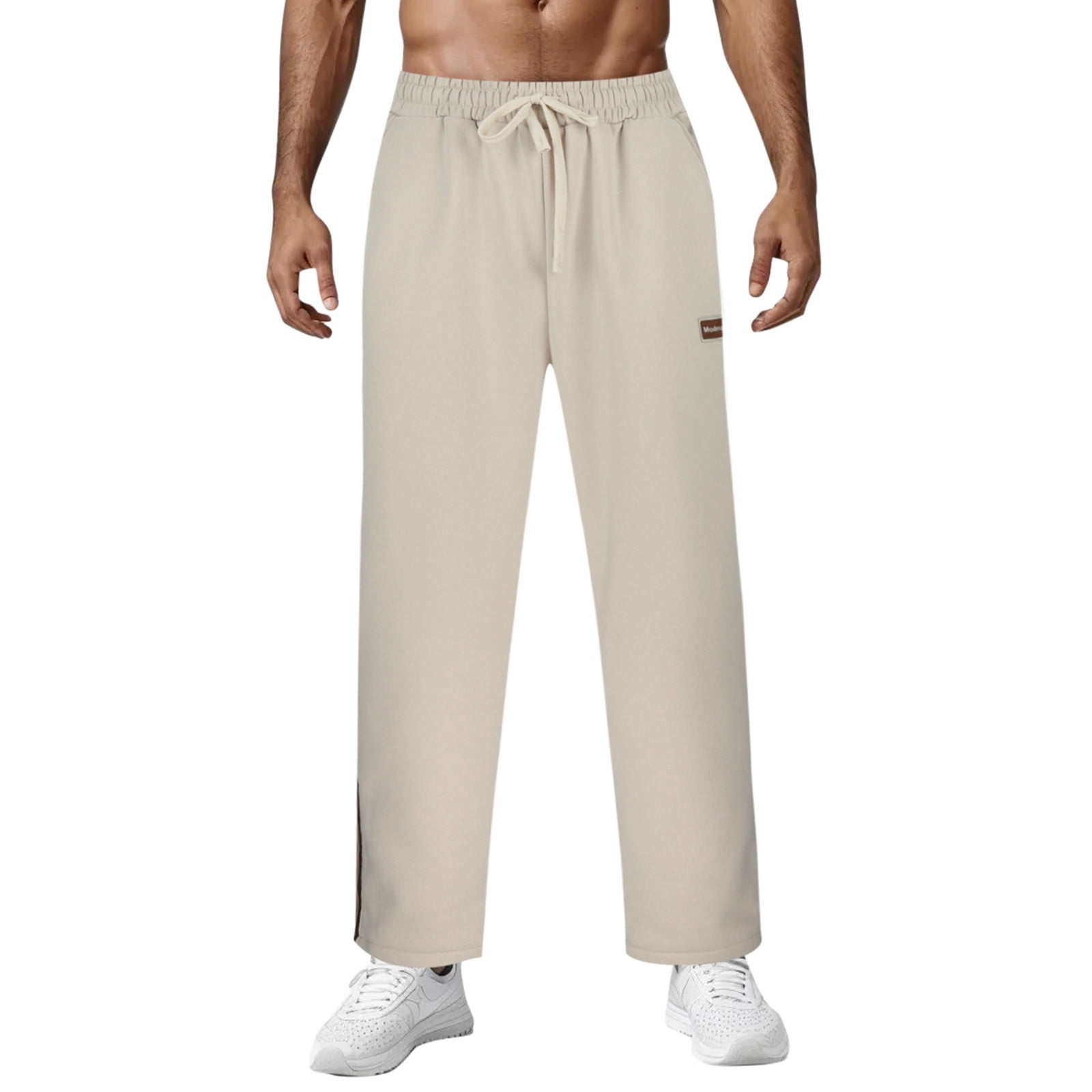 UFOUND Men Winter And Autumn Knee Lengthed Star Patch High Street ...