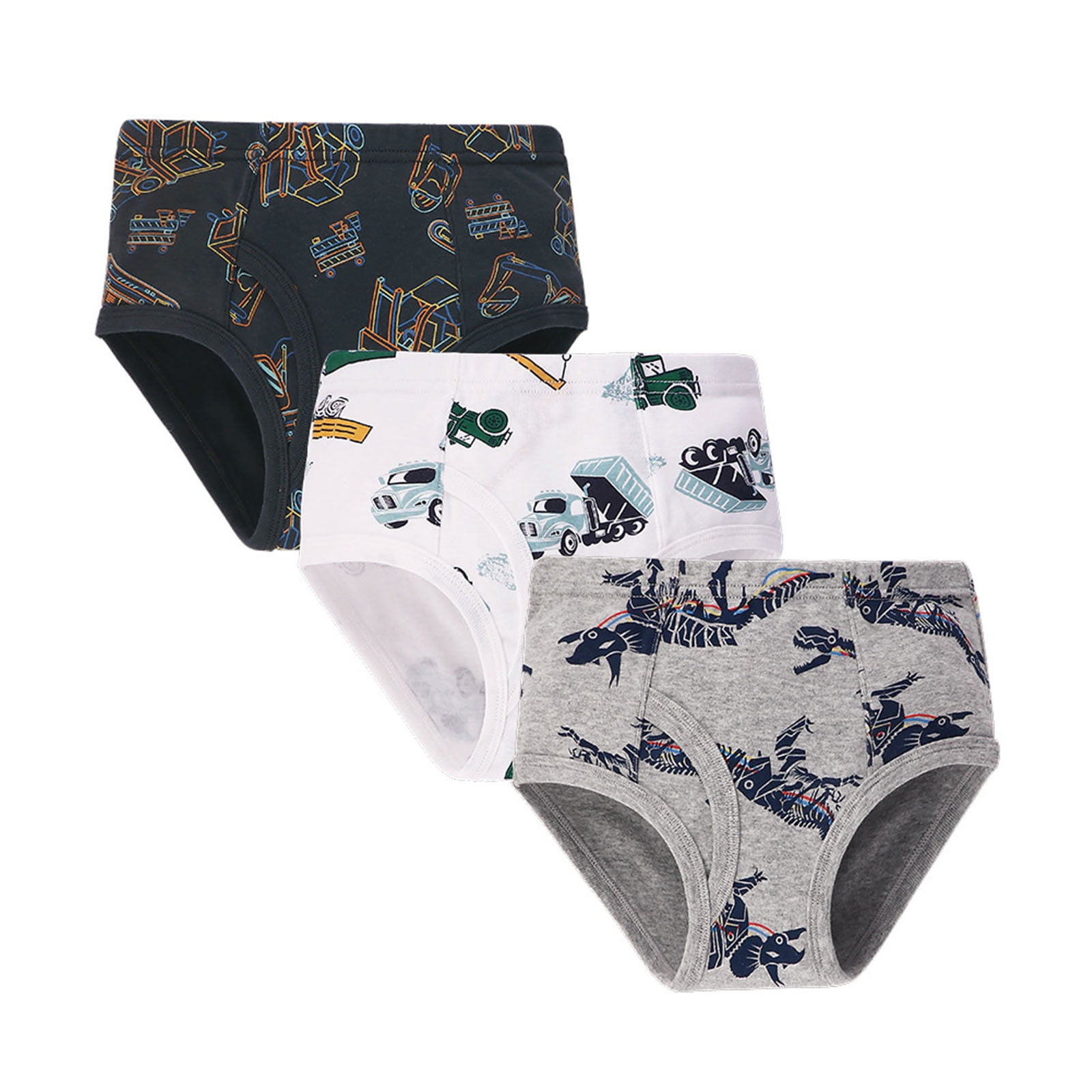 UFOUND Toddler Boys Briefs Cartoon Dinosaur Underwear Panties For Kids ...