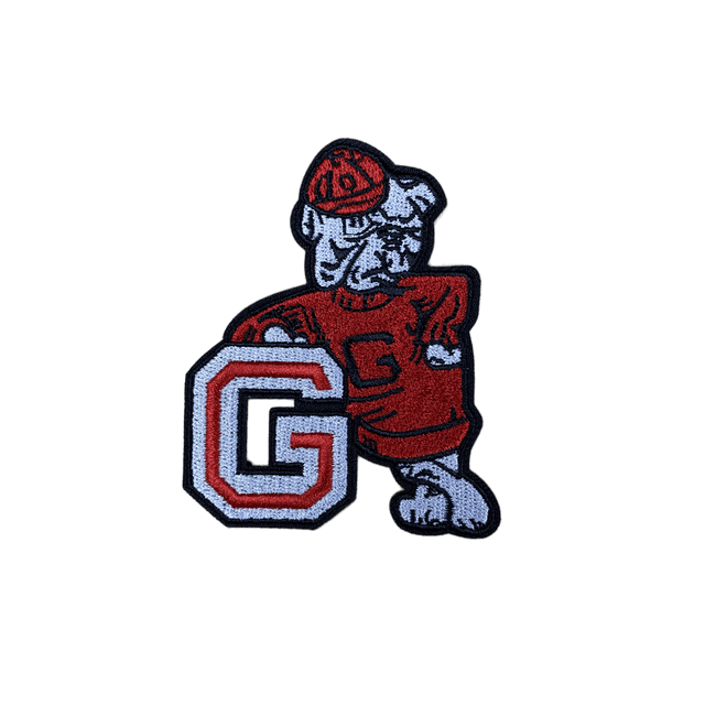 UGA Mascot Georgia Bulldog 3" Iron-On Patch - Walmart.com