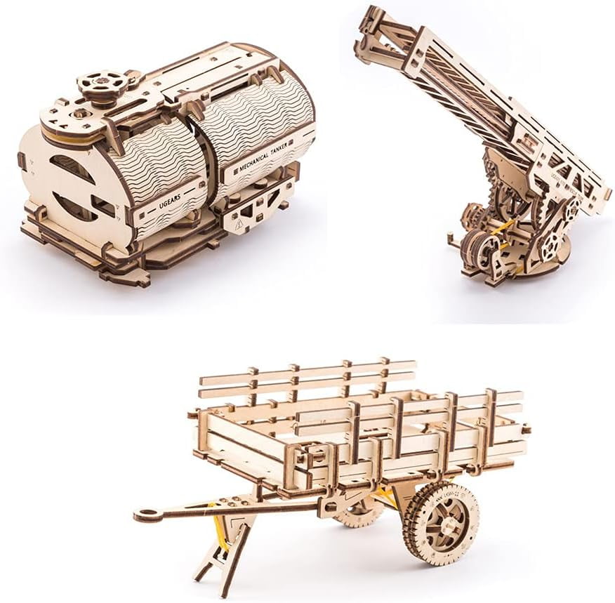 UGEARS Additions for Truck Mechanical 3D Puzzle DIY Wooden Construction ...