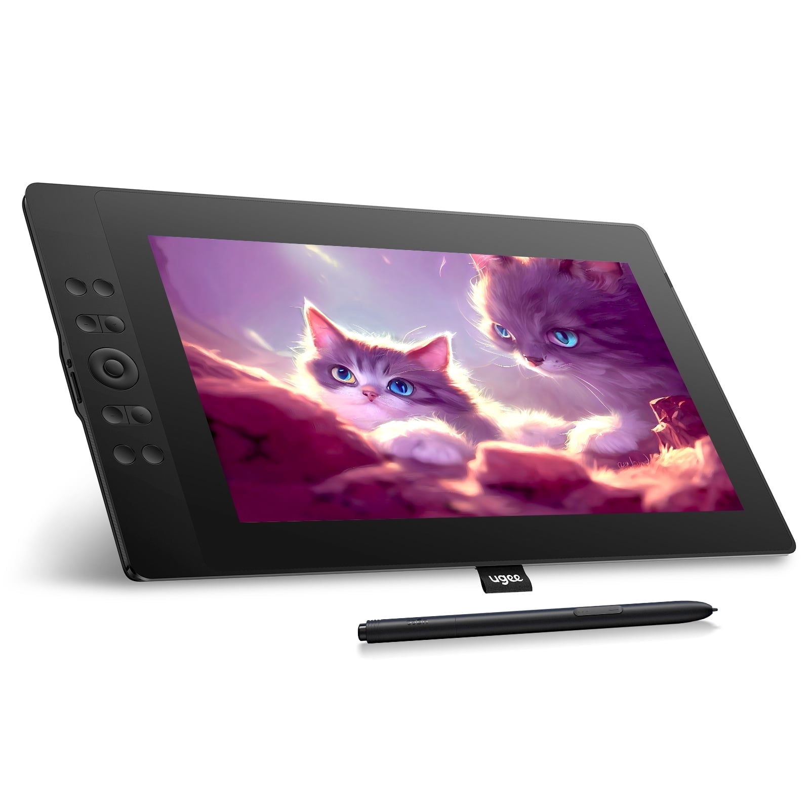 Free Shipping! UGEE 15.4 inch Graphics Drawing Tablet with Screen, 16K ...