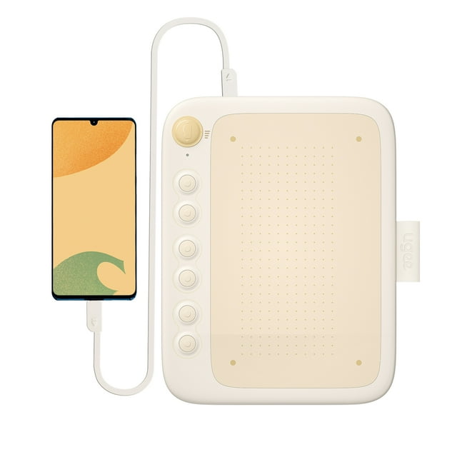 UGEE Q6 Graphics Drawing Tablet, 6.3x3.5 inches Writing Tablet with 4 ...