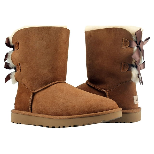 UGG Classic Australia Women's Bailey Bow II Boot Chestnut - Walmart.com