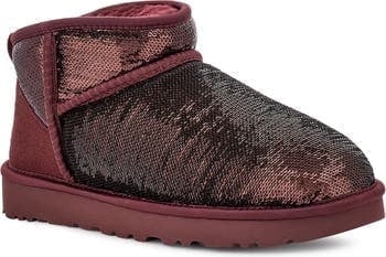 UGG Classic Ultra Mini Mirror Ball Boot kids Size 5 - Walmart.com
