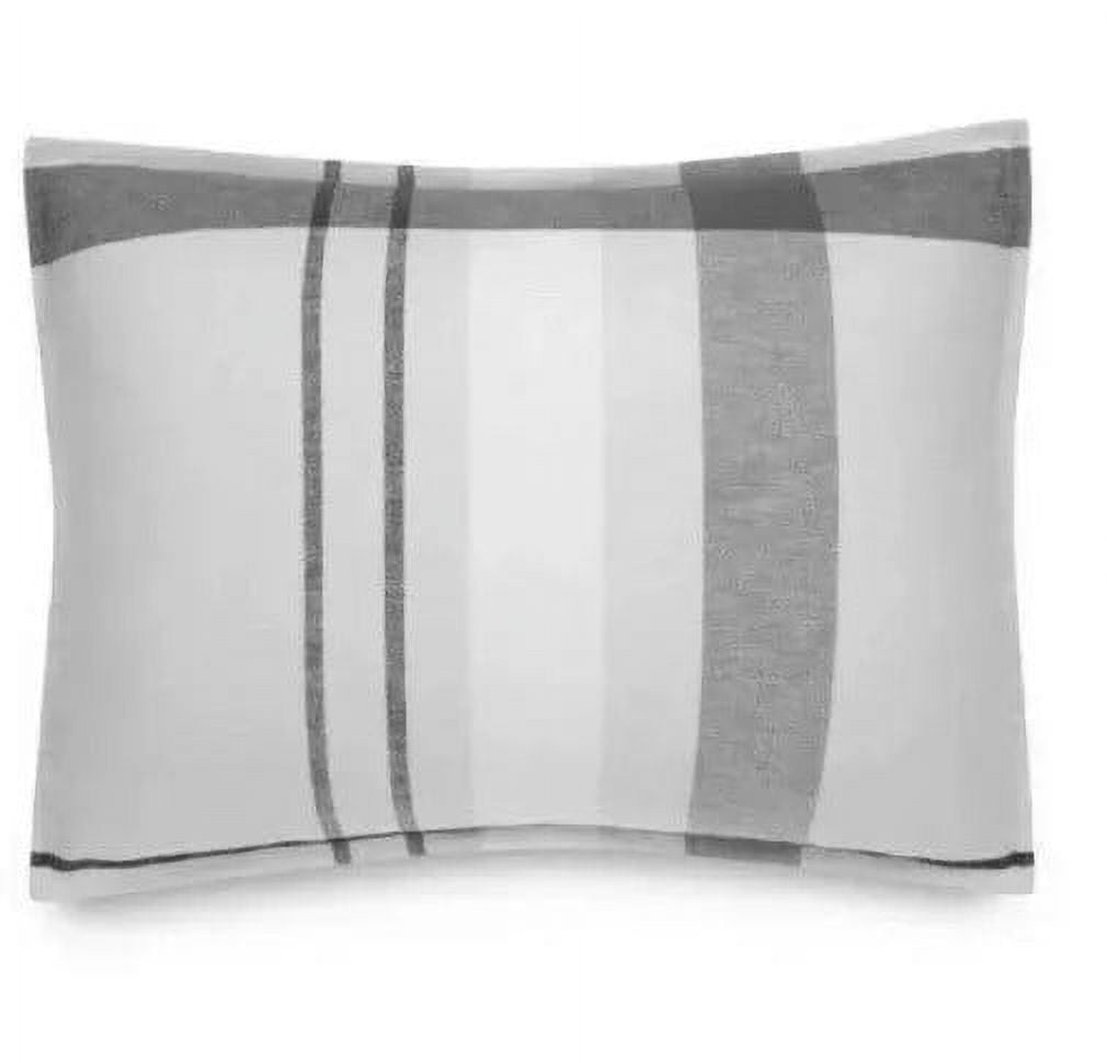 UGG Flannel Euro Winter Plaid Euro Sham 26 X 26 Stone Gray - Walmart.com