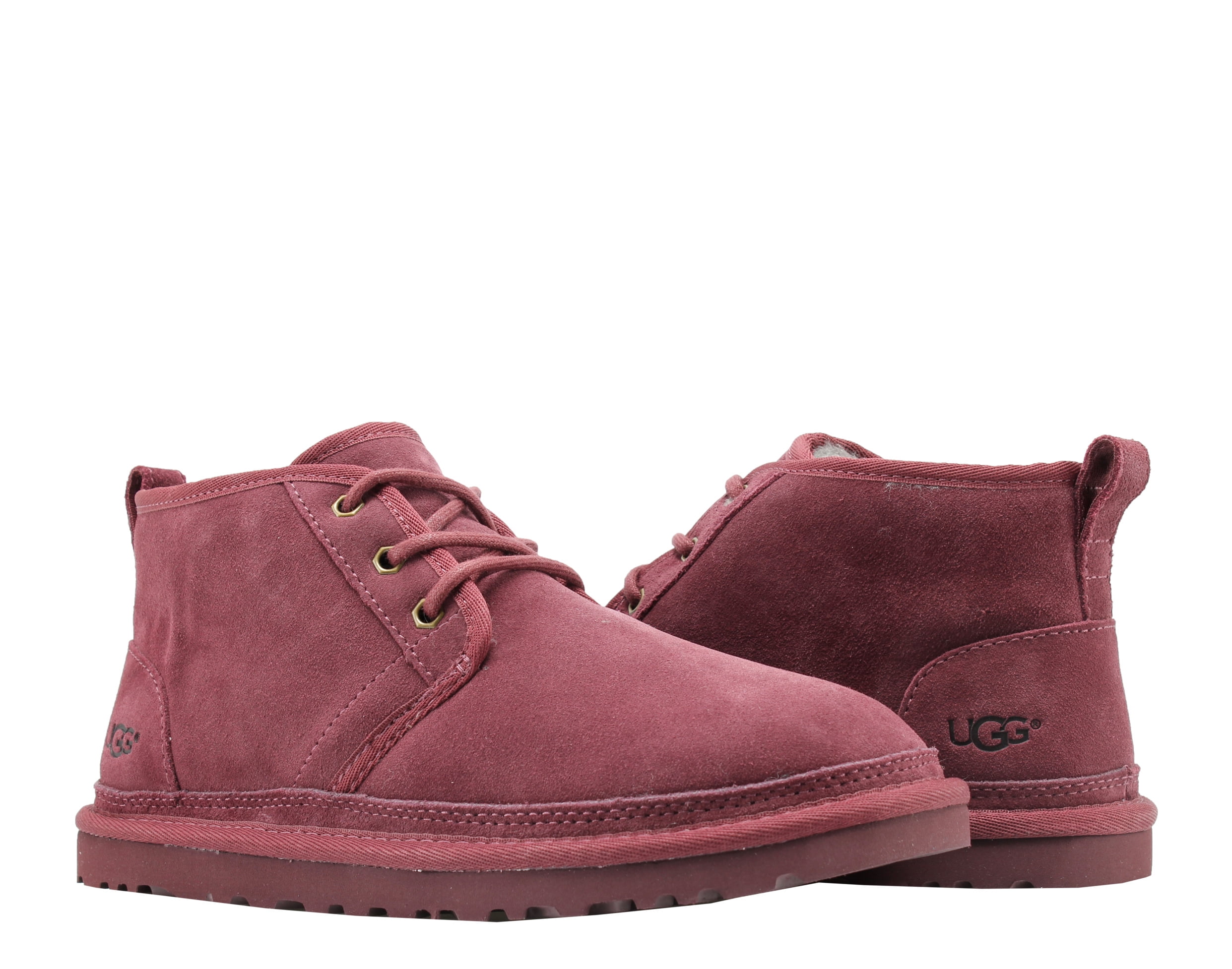 UGG M NEUMEL SU CLASSIC 3 EYE CHUKKA Boots Burgundy - Walmart.com