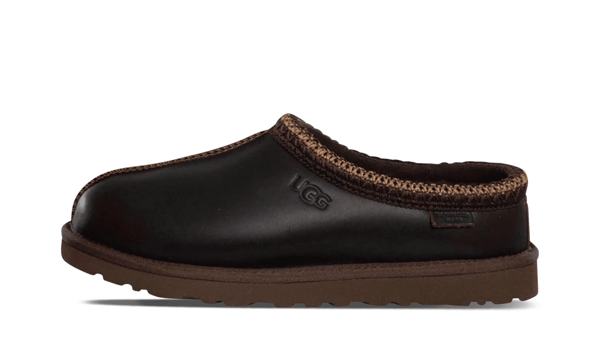 UGG MENS Tasman LTHR Regen Slipper "Ironwood" 1163890 IWD 1163890 IWD ...