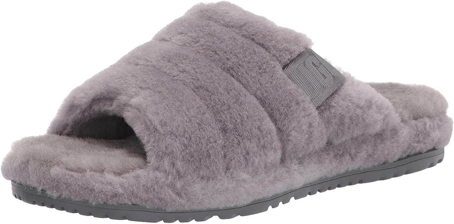 UGG Men's Fluff You Slipper 4 Metal Fluff - Walmart.com