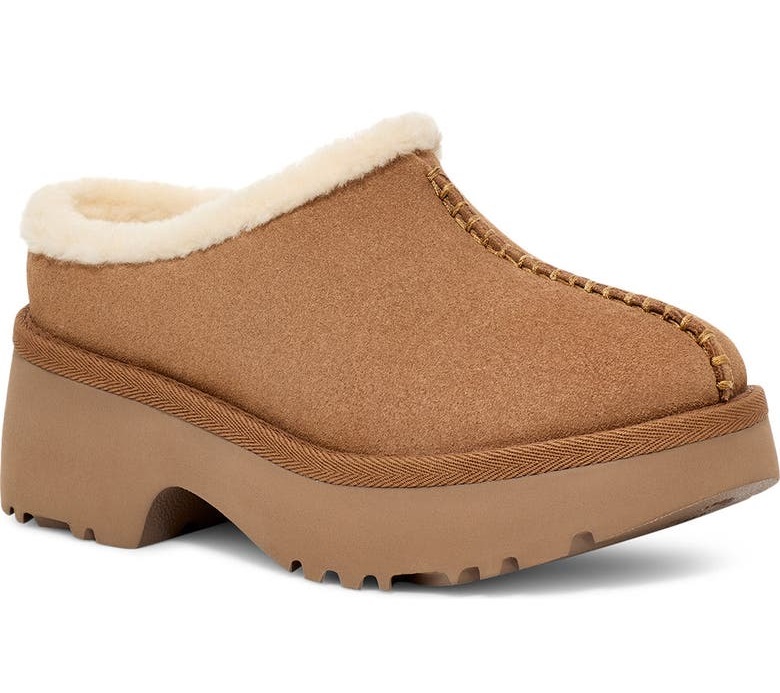 UGG W NEW HEIGHTS COZY CLOG Clogs Chestnut - Walmart.com