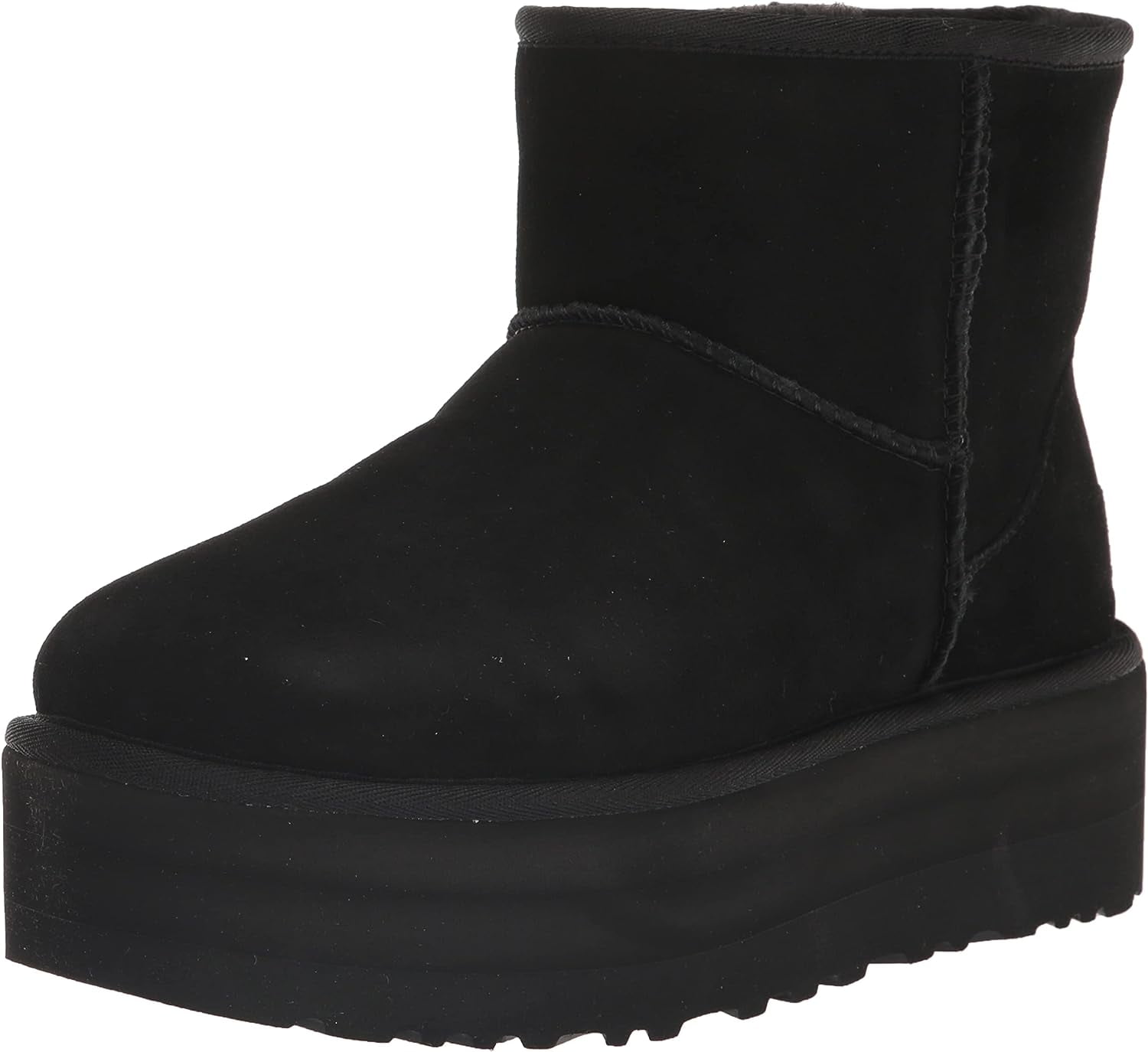UGG Women's Classic Mini Platform Boots Black - 1134991-BLK - Walmart.com